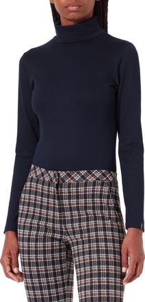 Trigema Damen Pullover 502010, Gr. 52 (Herstellergröße: XXL), Blau (blau 046)