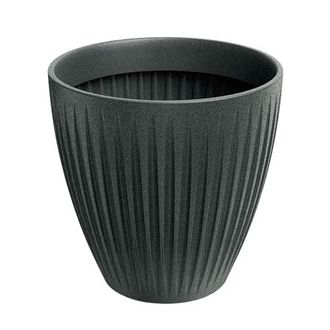 Prosperplast Blumentopf Latia rund MIDL, &Oslash; 48 x 48 cm, Graphit Granit