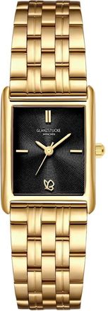 Glanzst&uuml;cke M&uuml;nchen Uhr - Damen Armbanduhr Edelstahl - Gr. unisize - in Gold - f&uuml;r Damen