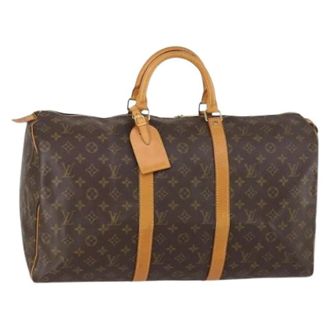Louis Vuitton unisex, Pre-owned, Brun, Taille: ONE Size Sac Week-End en Toile Pre-owned