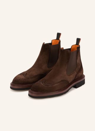 Santoni Chelsea-Boots Kalamaboot braun