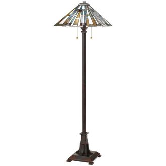 Quoizel Elstead Quoizel Maybeck Tiffany Stehlampe Valiant Bronze
