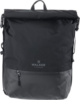 Walker 42139-244 - Lifestyle Roll-Up Rucksack Mika Anthracite mit Hauptfach, Laptopfach, ergonomischer R&uuml;ckenpolsterung, Steckschlie&szlig;en, wasserabweisend, ca.
