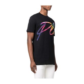 Philipp Plein Rundhals-T-Shirt SS Signature - - Tops - Herren - Schwarzk - L