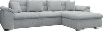 Mirjan24 Ecksofa Diana Premium Eckcouch mit Bettkasten und Schlaffunktion Polsterecke Sofa Couch Farbauswahl Schlafsofa Couchgarnitur Bettsofa (Corbett 82, Sei
