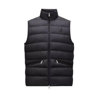 Moncler Klassische Schwarze Daunenweste - - Jackets - Herren - Schwarzk - XL