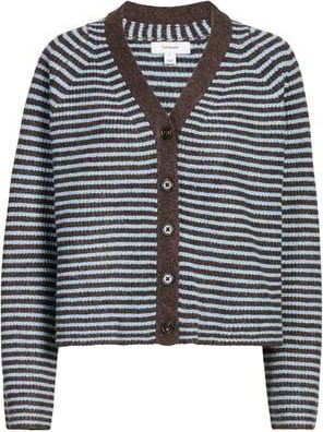 Topshop Striped Cardigan - Blau