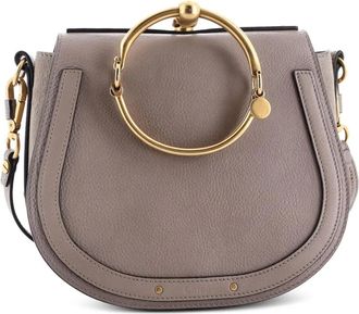 Chloé Nile Leather Medium crossbody bag - Tons neutres