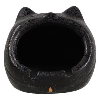 Hemobllo Keramik Aschenbecher Katze Gro&szlig;z&uuml;gig Dekorativ Tischaschenbecher Indoor Outdoor Tierform Schmutzabweisend Leicht zu Reinigen f&uuml;r Zuhause B&uuml;ro