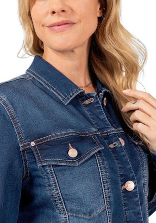 Timezone Outdoorjacke Denim Jacket mit Stretch