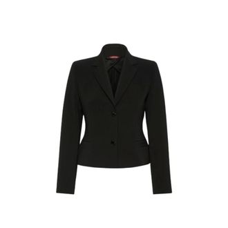 Max Mara Femme, Vestes, Noir, Taille: 38 FR Blazers