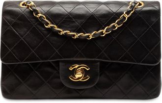Chanel Hobo Bags - Small Classic Lambskin Double Flap - Gr. unisize - in Schwarz - f&uuml;r Damen