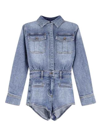 Self Portrait Veste Casual - Bleu