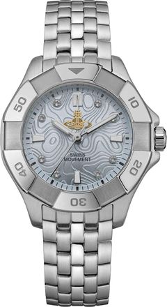 Vivienne Westwood Uhr - Quarzuhr The Brompton - Gr. unisize - in Silber - f&uuml;r Damen