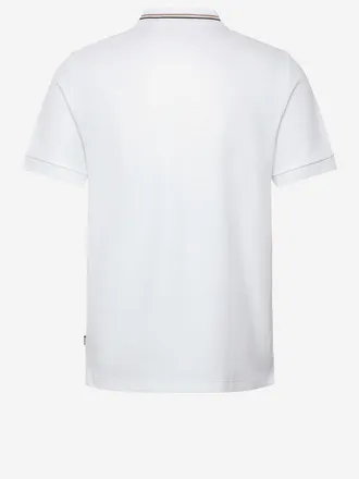 HUGO BOSS Mens Polo Shirt Cotton White T-shirts And Polos
