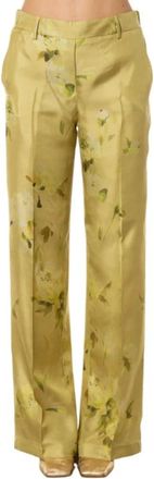 True Royal Femme, Pantalons, Jaune, Taille: 42 FR Pantalon &agrave; motifs