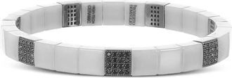 Roberto Demeglio 18K white gold diamond Station bracelet - Argent