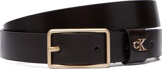 Calvin Klein G&uuml;rtel Calvin Klein Square Buckle Ck Loop 25Mm LV04F7050G Braun