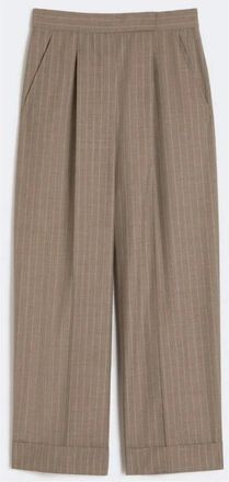 Max Mara Femme, Pantalons, Brun, Taille: 38 FR Wide Pantalons