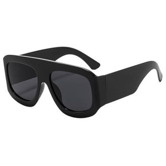 Generic Lunettes De Soleil Dext&eacute;rieur &Agrave; Grande Monture For Hommes, For Les D&eacute;placements Quotidiens, Vacances Et La Conduite(Black)