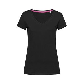 Stedman Apparel Damen T-Shirt, Schwarz (Black Opal), Medium