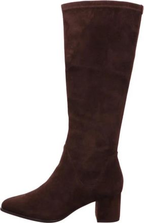 Peter Kaiser Stiefel mit hohem Schaft und Blockabsatz - - Shoes - Damen - Braun - 37 EU