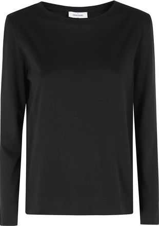 Gran Sasso Femme, Tops, Noir, Taille: 40 FR T-shirt &agrave; manches longues