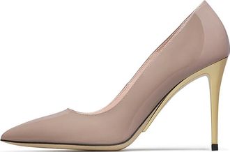 Loriblu Femme, Chaussures, Beige, Taille: 39 EU Escarpin &agrave; talon sculptural