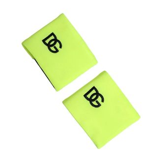 Dolce & Gabbana Logo Polyester Wristband - Homme - Sport - Jaune - Taille: ONE Size