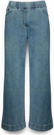 Elena Miro Femme, Jeans, Bleu, Taille: 50 FR Jean &Eacute;vas&eacute; Facile &agrave; Enfiler