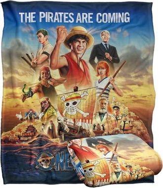 OnePiece Straw Hat Crew Silky Touch Super Soft Throw Blanket 152 x 127 cm