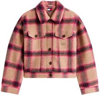 Tommy Hilfiger Veste &agrave; logo en laine m&eacute;lang&eacute;e