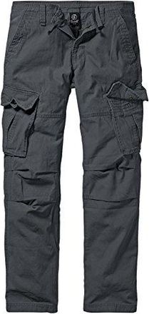 Brandit Pantalon cargo Texas Slim Vintage Homme Pantalon, anthracite, XXXXXXL