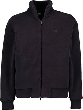HUGO BOSS Herren Pullover schwarz unifarben