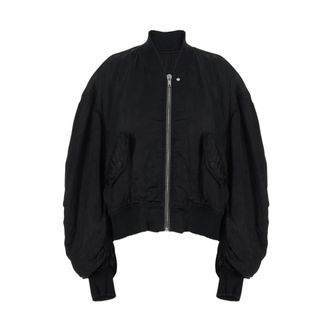 Rick Owens Secchia Flight Bomber - - Jackets - Damen - Schwarzk - M