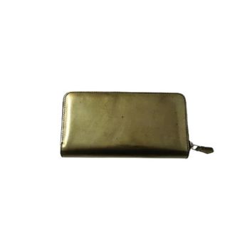 Alexander McQueen Portefeuille long zipp&eacute; doccasion avec d&eacute;tail clout&eacute; m&eacute;tallique - Femme - Pre-owned - Beige - Taille: ONE Size