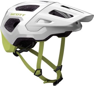 Scott Argo Plus MIPS MTB Fahrrad Helm wei&szlig;/gelb 2025: Gr&ouml;&szlig;e: M/L (58-61cm)