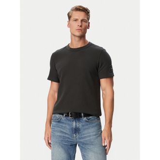 Calvin Klein Jeans T-Shirt LV04RJ208G Dunkelbraun Regular Fit