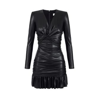 Elisabetta Franchi Damen, Kleider, Schwarzk, MGr&ouml;&szlig;e