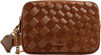 Michael Kors Sac bandouli&egrave;re Bryant Camera - Femme - Sacs - Brun - Taille: ONE Size