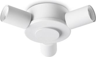 Ideal Lux Ideal Lux SET UP Plafonnier semi-encastr&eacute; &agrave; plusieurs bras, blanc, 3 x E27