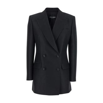 Dolce & Gabbana Schwarze Jacken Giacca - - Jackets - Damen - Schwarzk - M