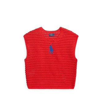 Polo Ralph Lauren Pull &agrave; col v en coton