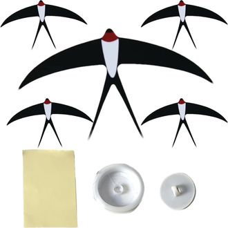 Generic Vogel Mobile - 5 St&uuml;ck Handgemacht, H&auml;ngende Innendekor, Elegante Wandkunst, Leichtes Hungerdesign, Moderne Hausakzent | F&uuml;r Schlafzimmer Wohnzimmer K