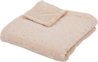 Atmosphera Atmosphera - Plaid Enfant Berlingot - Flanelle - Beige - 75x100 cm