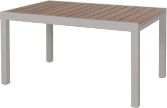 Made In Meubles Made In Meubles - Table de jardin taupe en aluminium Ayden