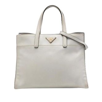 Prada Sacoche Pre-owned - Femme - Pre-owned - Blanc - Taille: ONE Size