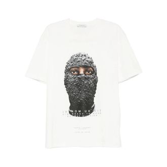 Ih Nom Uh Nit Mask-print T-Shirt - - Tops - Herren - Wei&szlig; - XL