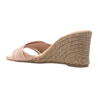Maneb&igrave; X 0.7 Multi Bands Mule Keilabsatz Espadrilles - - Shoes - Damen - Rosa - 40 EU