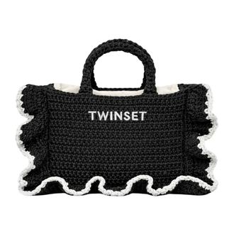 Twinset Femme, Sacs, Noir, Taille: ONE Size Compact Minibag